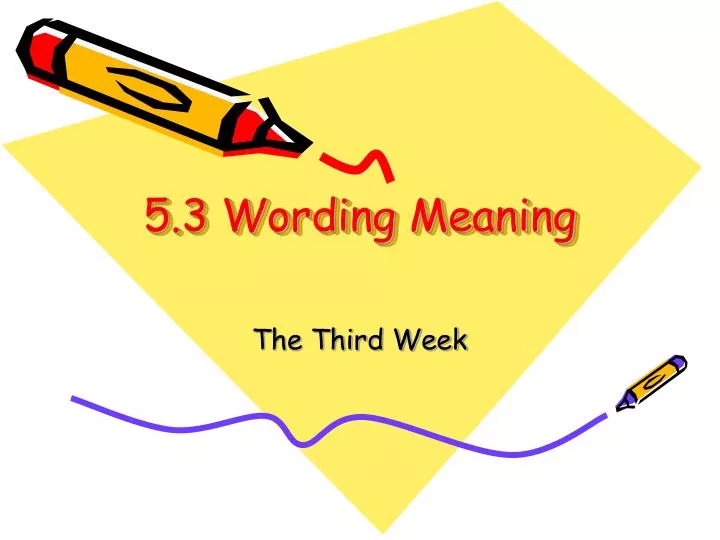 PPT 5 3 Wording Meaning PowerPoint Presentation Free Download ID PPT 5 3 Wording Meaning PowerPoint Presentation Free Download ID
