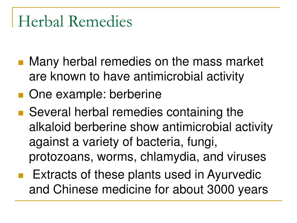 PPT - Plants used to treat infectious disease - III PowerPoint ...