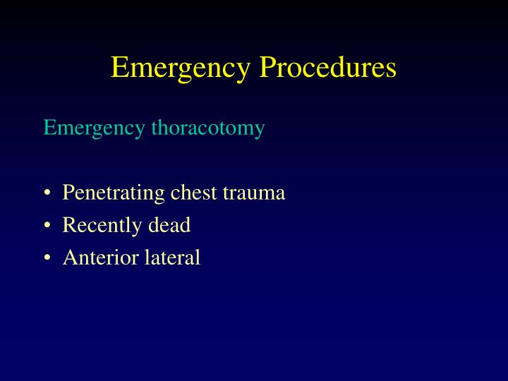 PPT - Common Thoracic Procedures PowerPoint Presentation - ID:520658