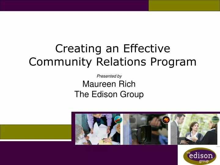 PPT - Creating an Effective Community Relations Program PowerPoint ...