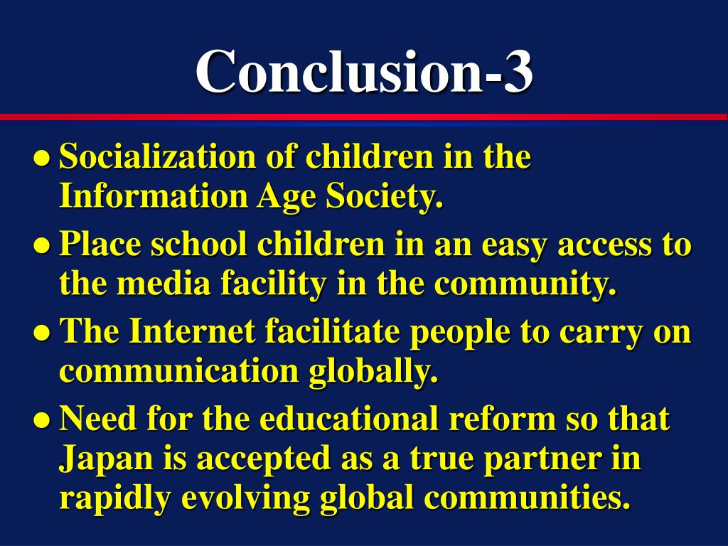 PPT - JAPANESE EDUCATION IN THE INFORMATION AGE SOCIETY PowerPoint ...