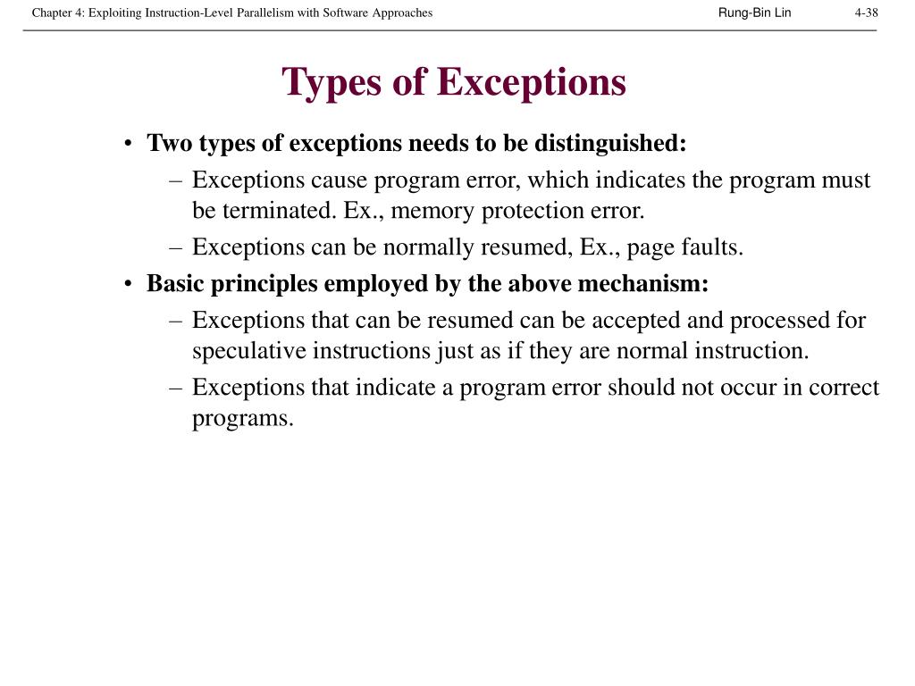 Ppt Chapter 4 Exploiting Instruction Level Parallelism With Software Approaches Powerpoint