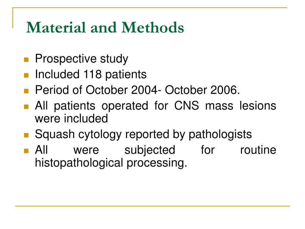 PPT - Accuracy of intra-operative rapid diagnosis by Squash smear in ...