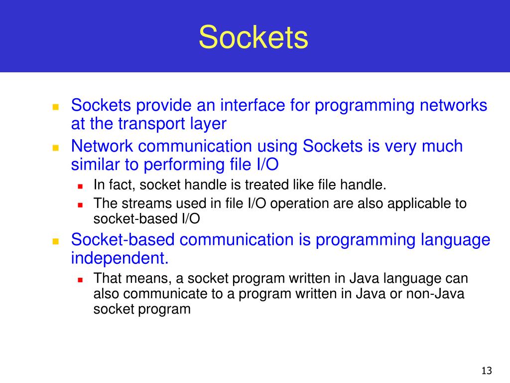 Ppt Inter Process Communication Network Programming Using Tcp Java Sockets Powerpoint