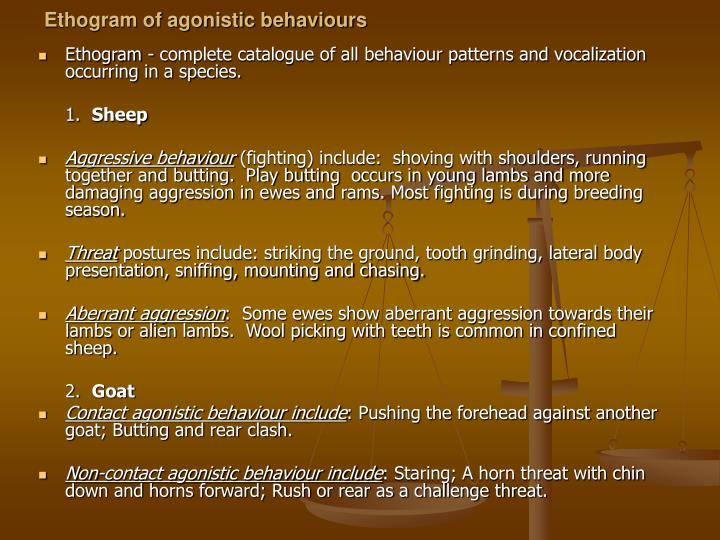 PPT - ANIMAL BEHAVIOUR (ABG 503) 2 Units PowerPoint Presentation - ID ...