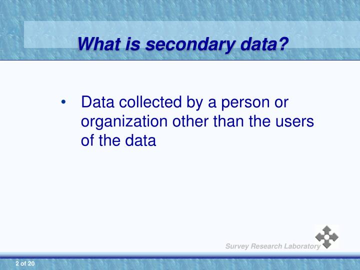 PPT Introduction To Secondary Data Analysis PowerPoint Presentation PPT Introduction To Secondary Data Analysis PowerPoint Presentation