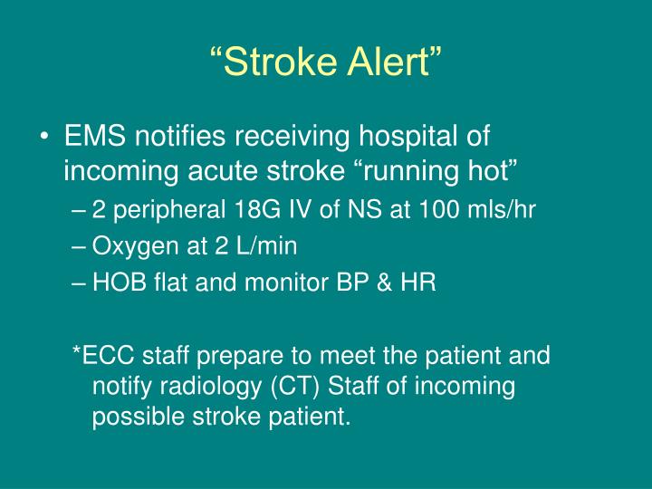 PPT - ACUTE STROKE PowerPoint Presentation - ID:524893