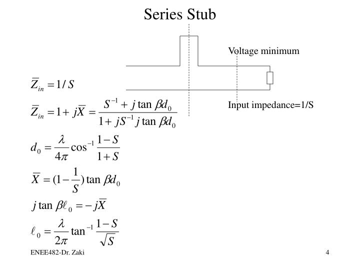 PPT - Impedance Matching with Lumped Elements PowerPoint Presentation ...
