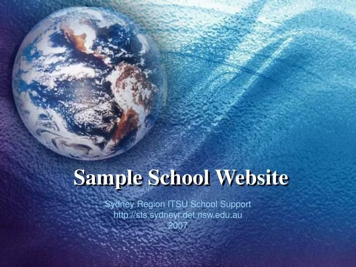 PPT - Sample School Website PowerPoint Presentation, free download - ID ...