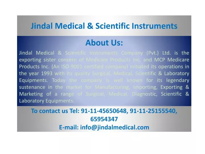 PPT - Ent Set Otoscope & Ophthalmoscope Manufacturers PowerPoint ...
