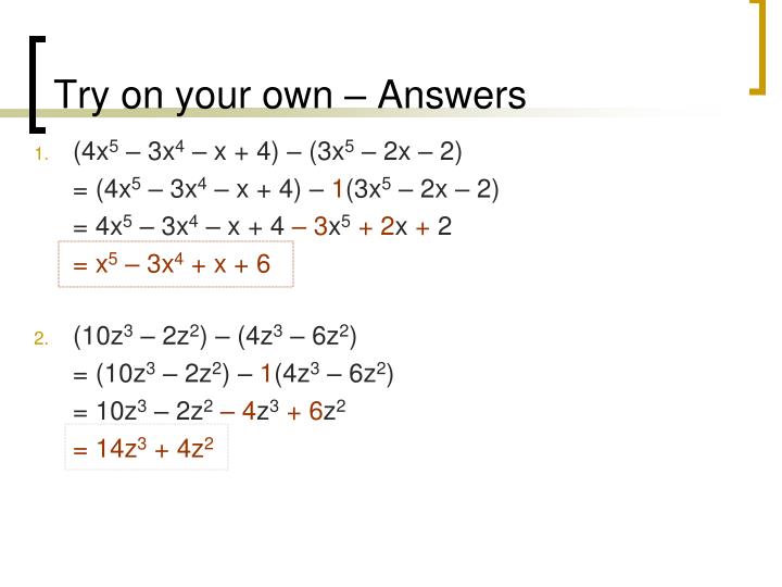 PPT - Introduction to Polynomials PowerPoint Presentation - ID:526338