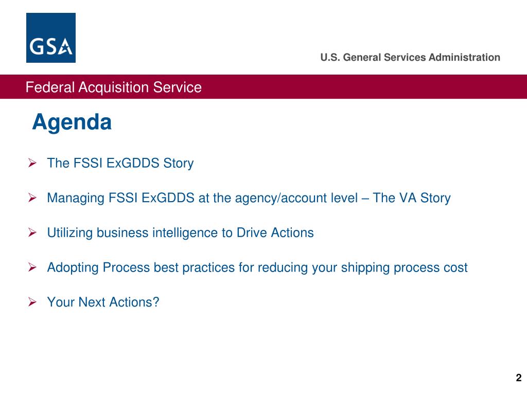 PPT - Federal Strategic Sourcing Initiative Express & Ground Domestic ...