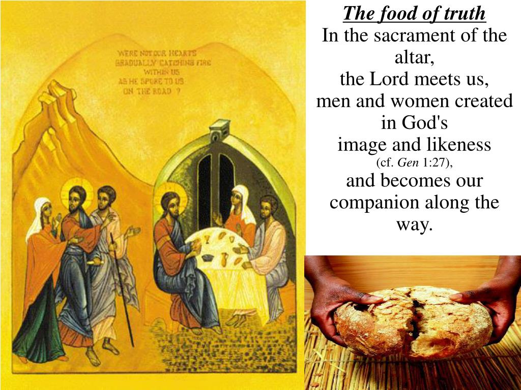 PPT - SACRAMENTUM CARITATIS The Sacrament of Charity (Cf.Saint Thomas ...