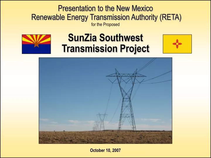 PPT - SunZia Project Description PowerPoint Presentation, free download ...