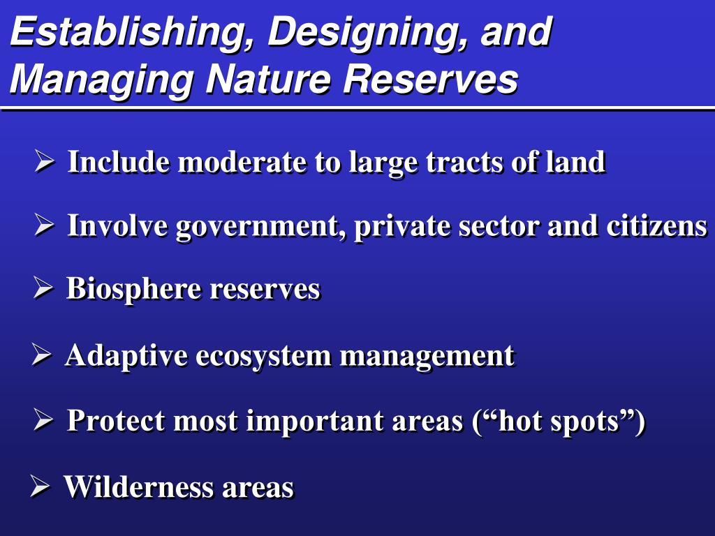 PPT - Sustaining Terrestrial Biodiversity: The Ecosystem Approach ...