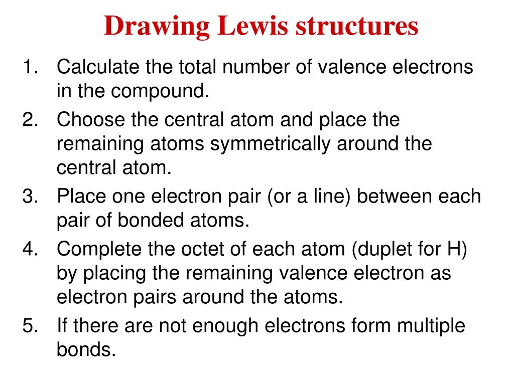 How To Draw Lewis Structure How To Draw Lewis Structure