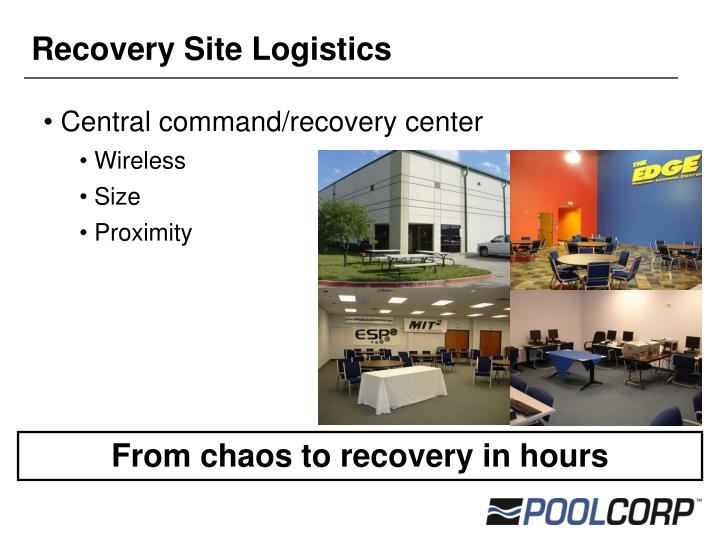 PPT - Disaster Recovery (Business Continuity Planning) Tim Babco ...