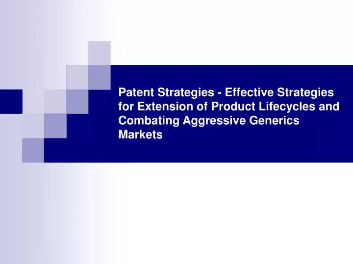 PPT - Patent Strategies PowerPoint Presentation, free download - ID:53047