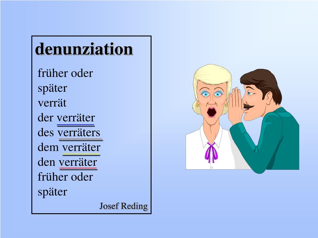 PPT - denunziation PowerPoint Presentation, free download - ID:531149
