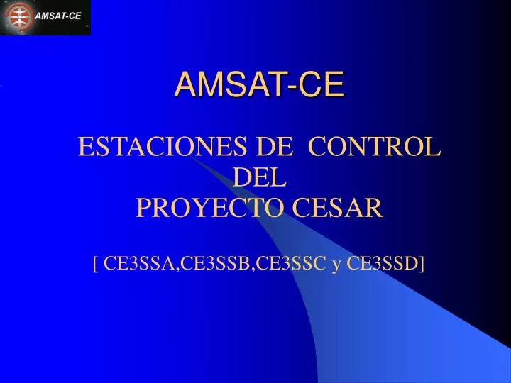 PPT - AMSAT-CE PowerPoint Presentation, free download - ID:532044