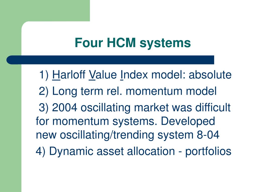 PPT - May 2005 Dr. Gary J. Harloff, Ph.D. Harloff Capital Management ...