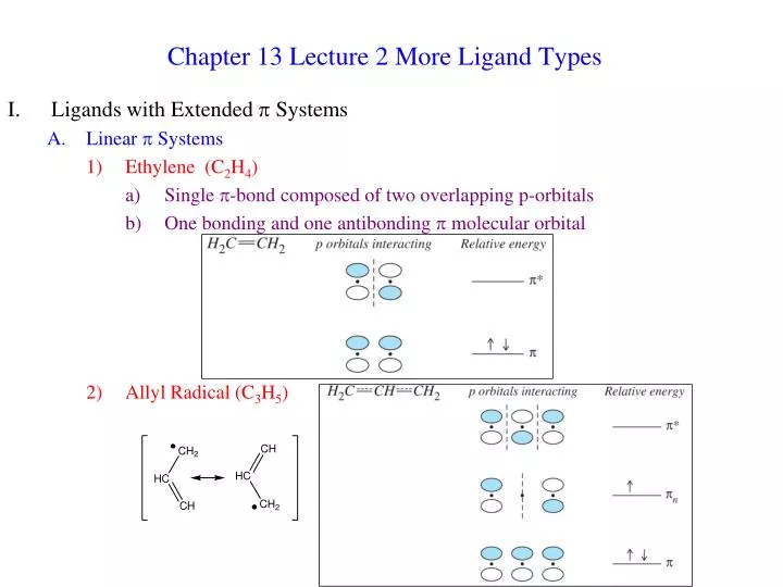 PPT - Chapter 13 Lecture 2 More Ligand Types PowerPoint Presentation ...