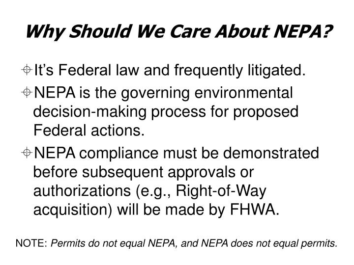 PPT - The NEPA Umbrella: Scoping Environmental Issues PowerPoint ...