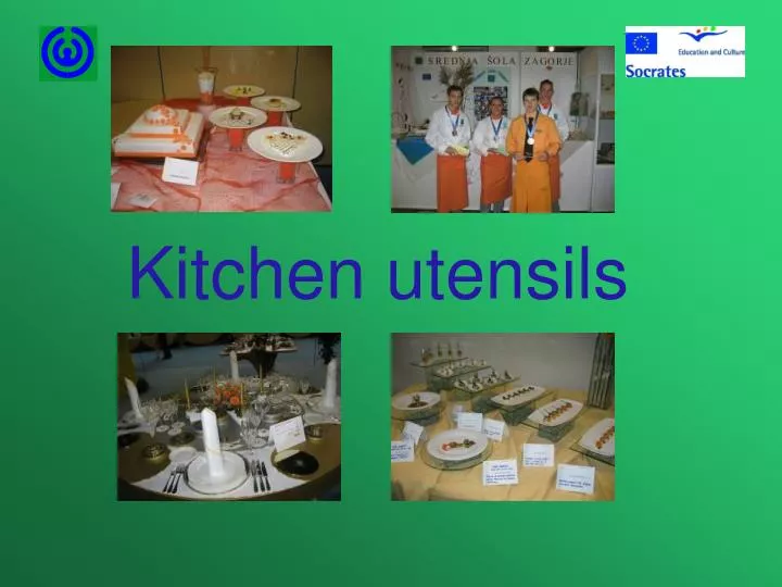 PPT - Kitchen utensils PowerPoint Presentation, free download - ID:535955