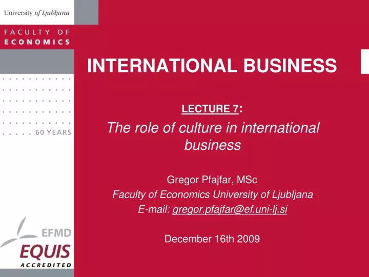 PPT - INTERNATIONAL BUSINESS PowerPoint Presentation, free download ...