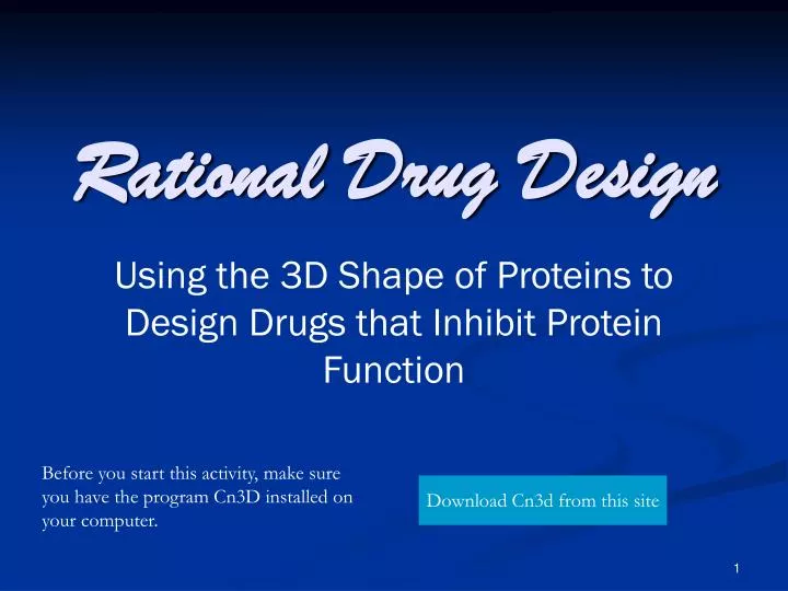 PPT - Rational Drug Design PowerPoint Presentation, free download - ID ...