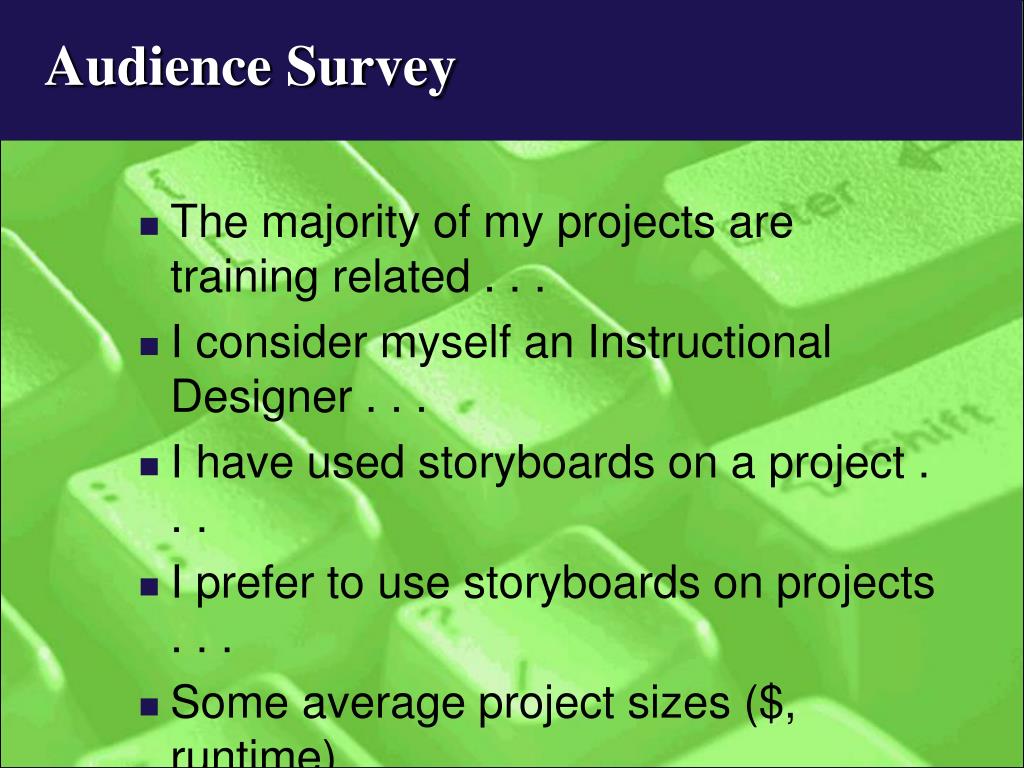 PPT - EuroTAAC 2000 The Scoop on Storyboarding PowerPoint Presentation ...