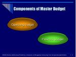 PPT - The Master Budget PowerPoint Presentation - ID:538969