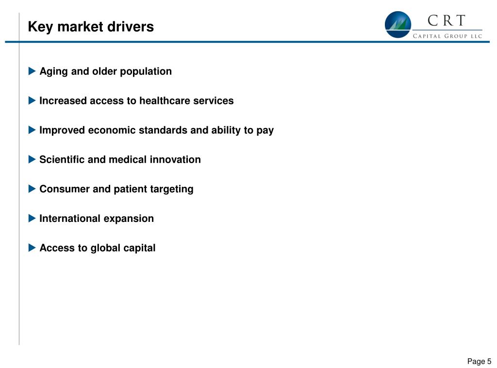 PPT - Strategic and funding outlook for growing healthcare companies ...