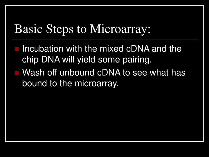 PPT - DNA Microarray: PowerPoint Presentation - ID:539352