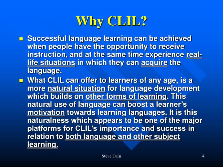 PPT - CLIL PowerPoint Presentation - ID:539935