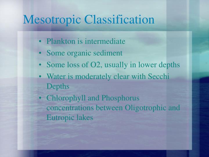 PPT - Trophic Classification of Lakes PowerPoint Presentation - ID:540069