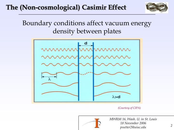 PPT - Nontrivial Spacetimes and the (Cosmological) Casimir Effect PowerPoint Presentation - ID ...