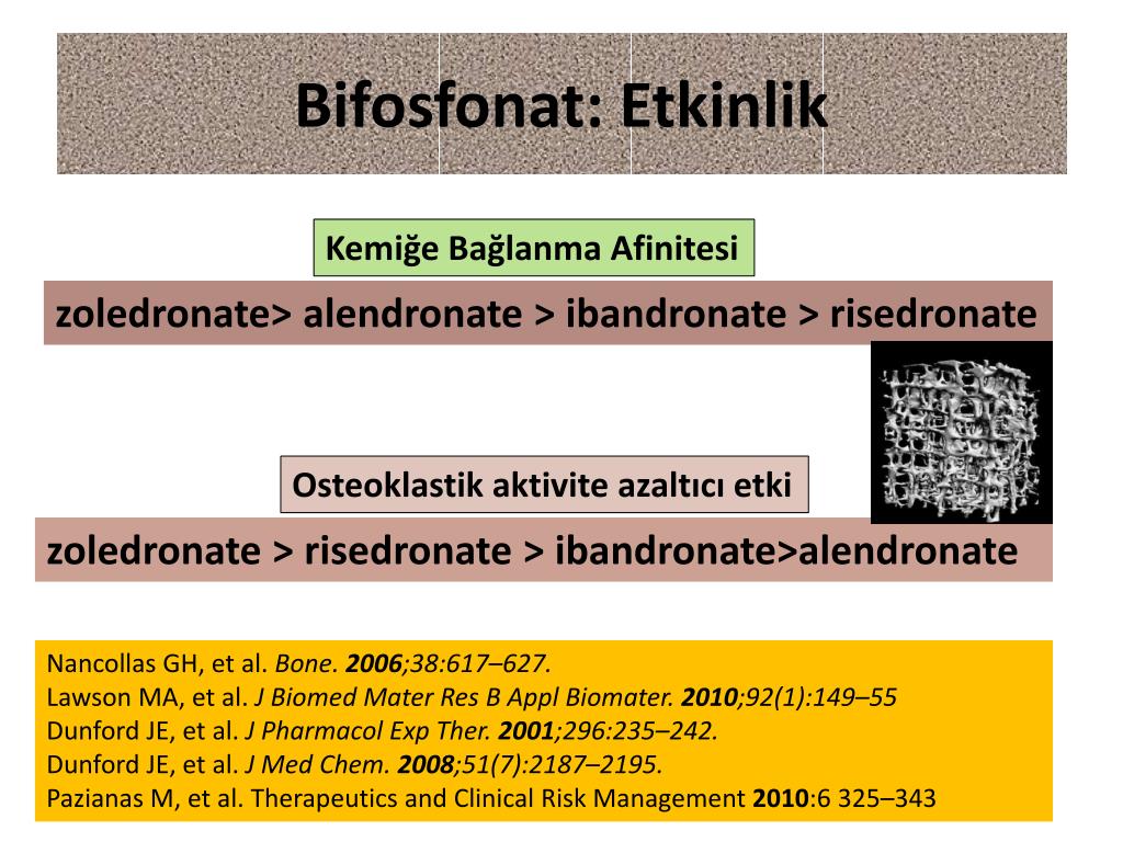PPT - OSTEOPOROSİSİN ENGELLENMESİNDE BİFOSFONAT KULLANIMI PowerPoint ...