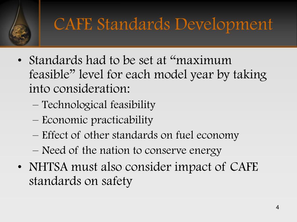 PPT - Corporate Average Fuel Economy Rulemaking PowerPoint Presentation ...