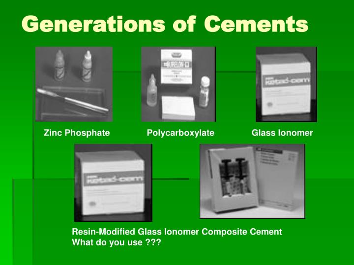 PPT - Dental materials: role of the filling, classification, temporary ...