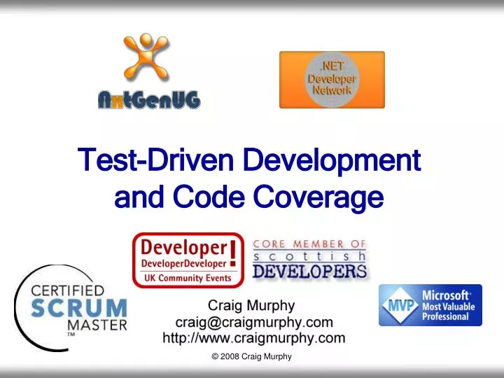 PPT - Test-Driven Development and Code Coverage PowerPoint Presentation ...