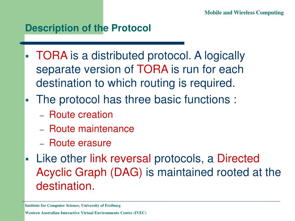 Ppt Lecture 7 The Temporally Ordered Routing Algorithm Powerpoint Presentation Id542949
