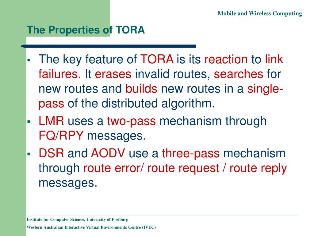 Ppt Lecture 7 The Temporally Ordered Routing Algorithm Powerpoint Presentation Id542949