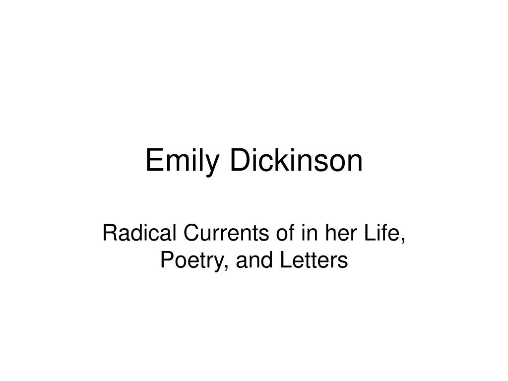 Ppt Emily Dickinson Powerpoint Presentation Free Download Id542956