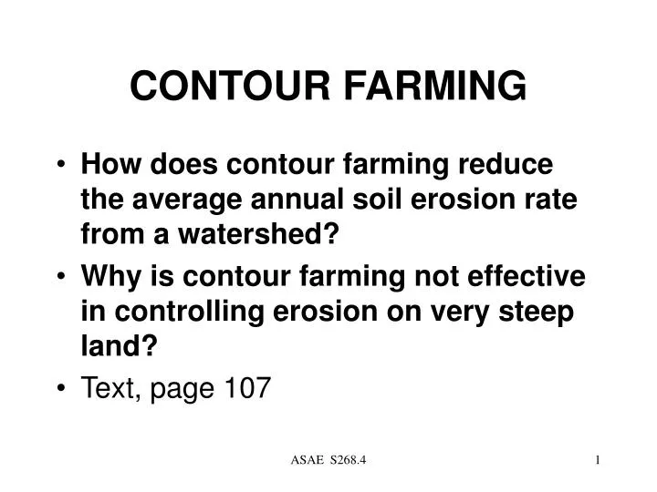 PPT - CONTOUR FARMING PowerPoint Presentation, free download - ID:543569