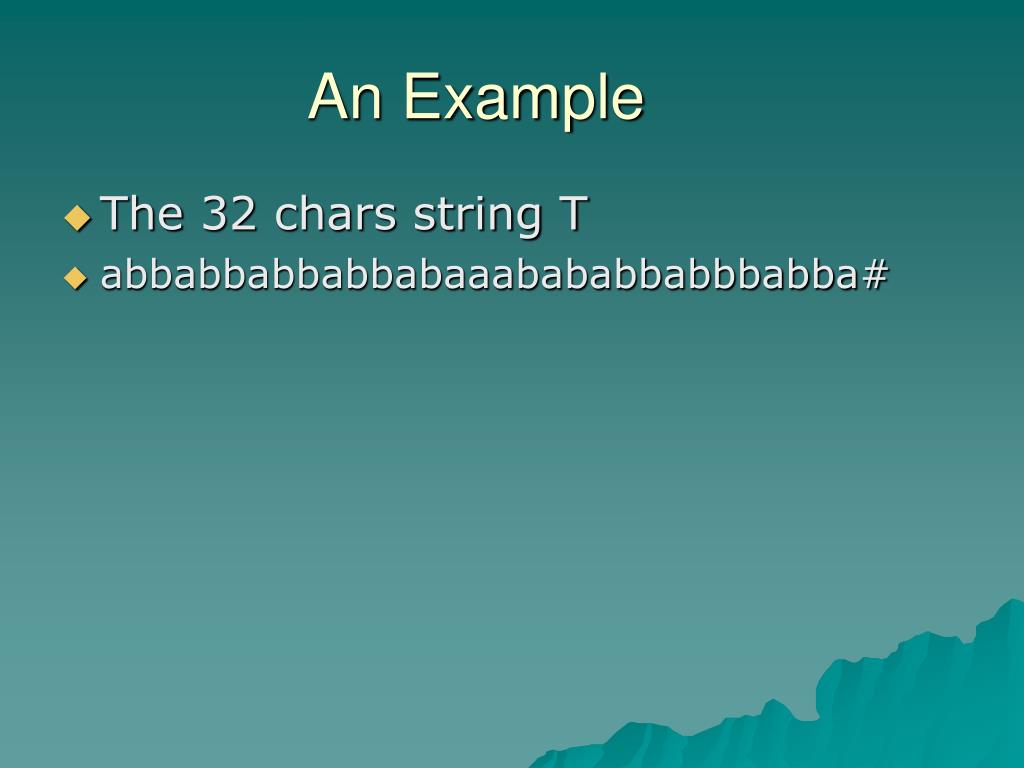 Ppt Compressed Suffix Arrays And Suffix Trees With Applications To Text Indexing And String