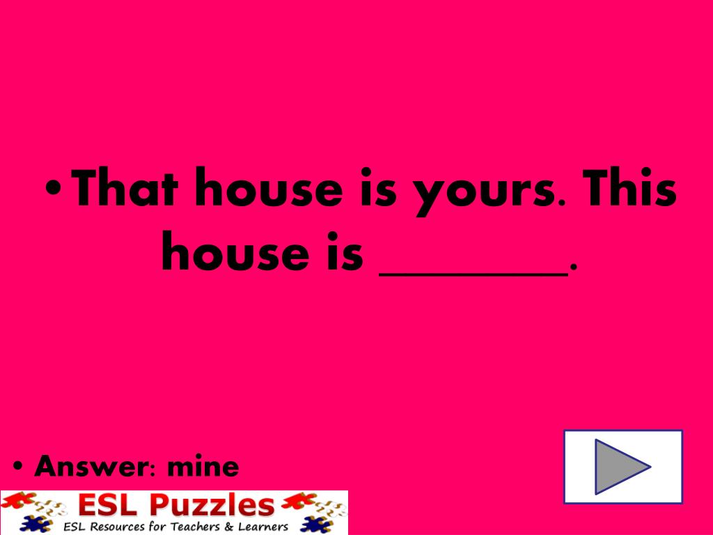 PPT - My Your His Possessive Adjectives & Pronouns Hers Ours Theirs ...