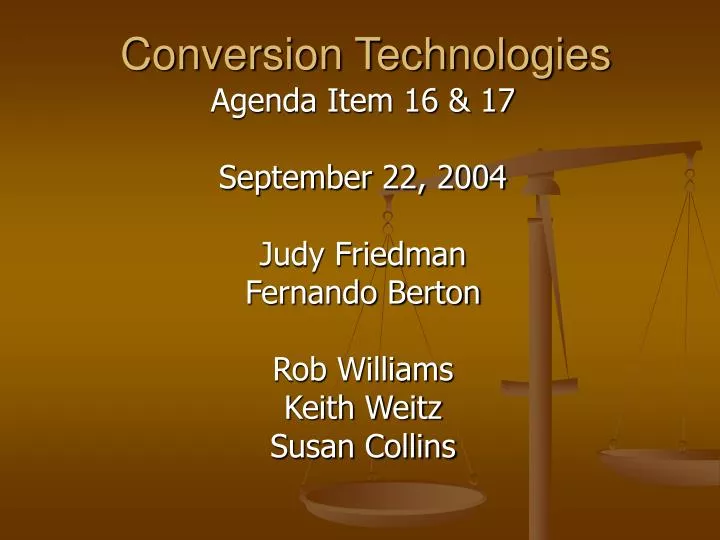 PPT - Conversion Technologies PowerPoint Presentation, free download ...