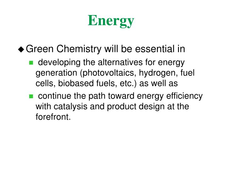 PPT - Green Chemistry PowerPoint Presentation - ID:544371