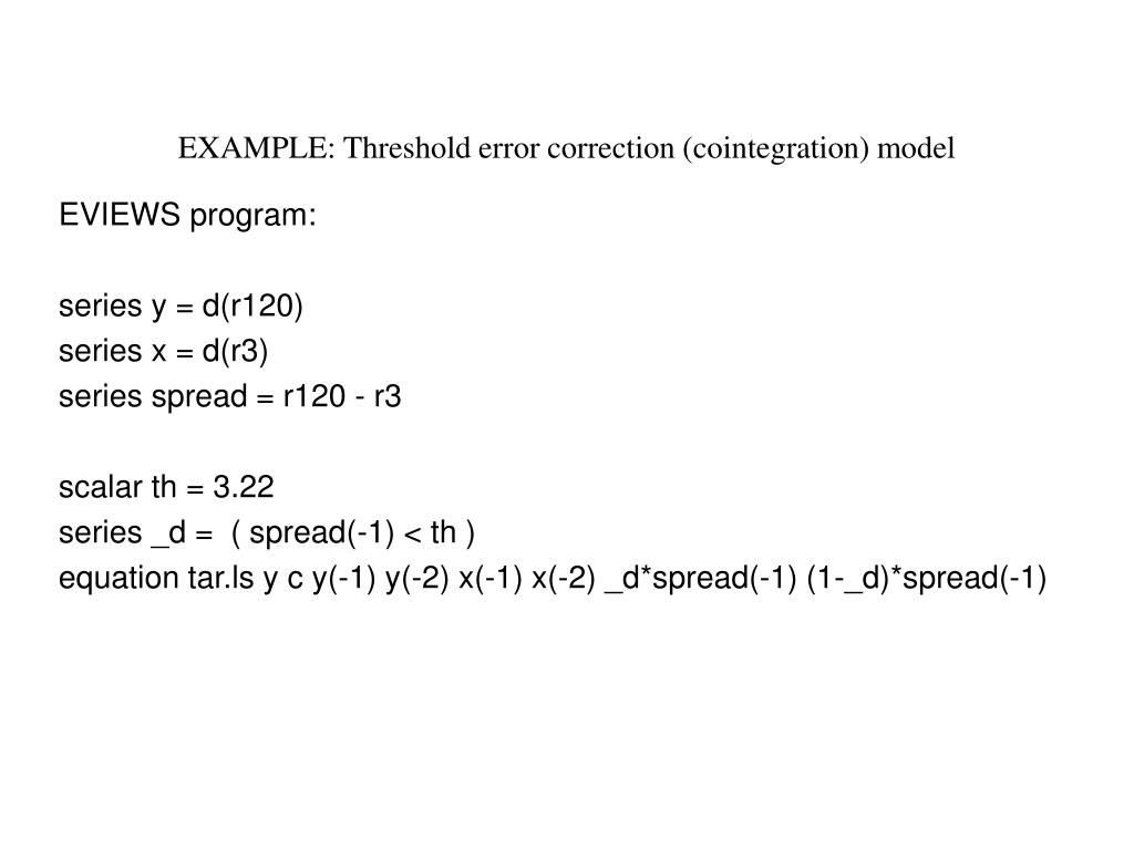 PPT - Threshold Autoregressive (TAR) Models PowerPoint Presentation ... PPT - Threshold Autoregressive (TAR) Models PowerPoint Presentation ...